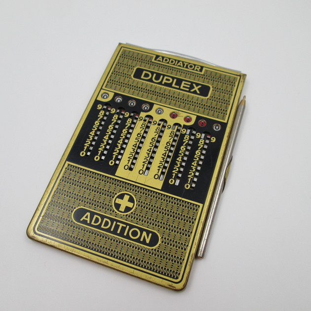 Calculadora Mecanica De Bolsillo Addiator Duplex Aluminio | El ...