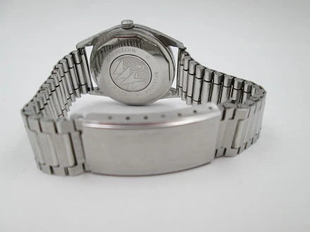 Cyma Navystar Steel Automatic Calendar Bracelet | El Cyma Navystar Steel Automatic Calendar Bracelet | El