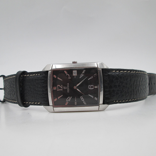 Festina Depose Rectangular Case Stainless Steel Quartz | El ...