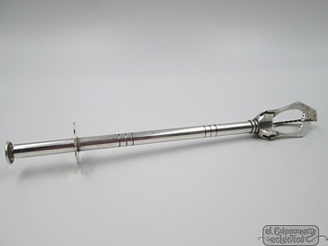 mechanical claw ice tongs silver plated 1880s adolphe boulenger