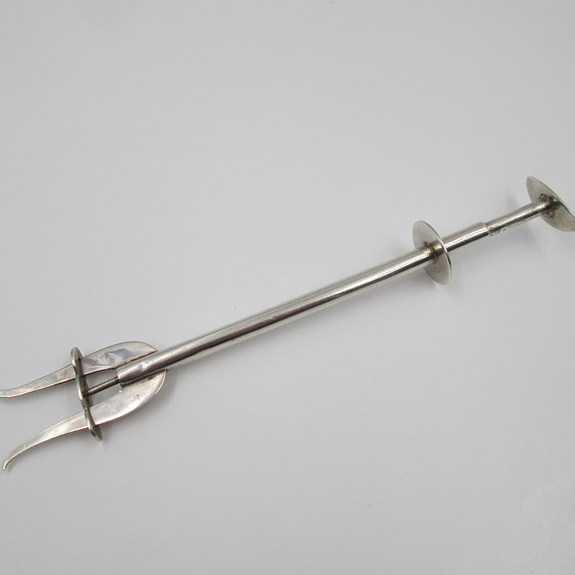 Mechanical Fork Clamp For Serving Bread Sterling Silver | El ...