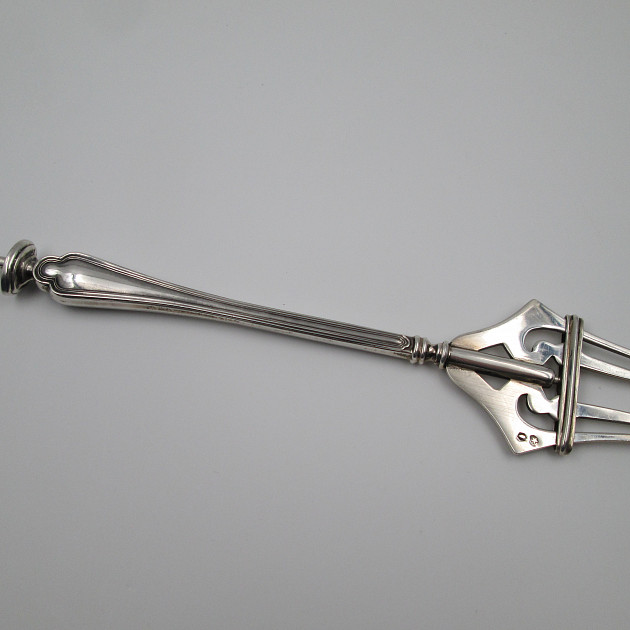 Mechanical Fork Clamp For Serving Bread Sterling Silver | El ...
