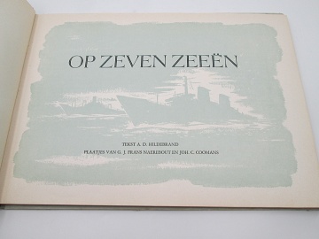 Op zeven zeeën Amerika I (In seven seas) picture card album.