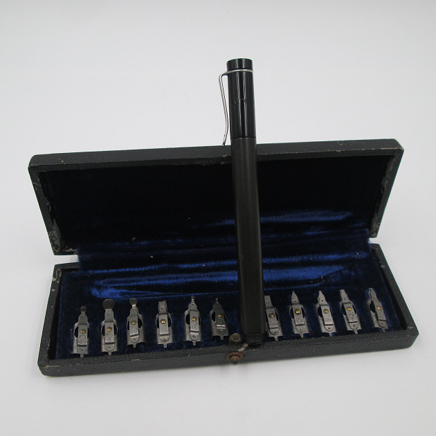 Pelikan Graphos Technical Drawing Set Pen Nibs 1940s | El Coleccionista ...