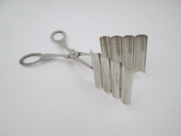 pinzas tenazas articuladas esparragos alpaca blanca 1940