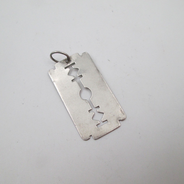 Razor Blade Gentlemans Pendant Sterling Silver Europe | El ...