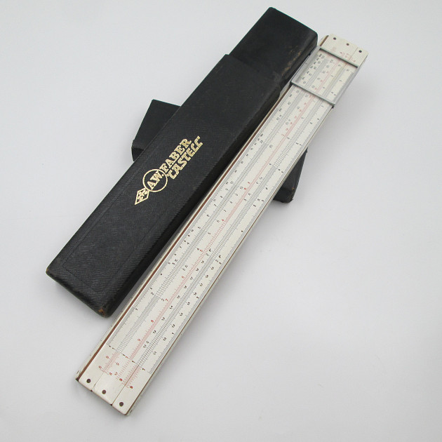 Regla Calculo Aw Faber Castell 1/87 Madera Peral Celuloide | El ...