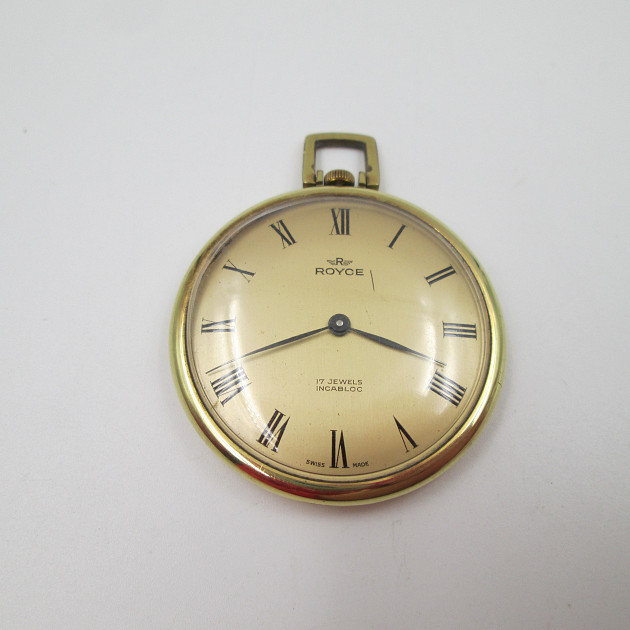 Royce Gold Plated Case Silvan Kocher Manual Wind 1960s | El ...