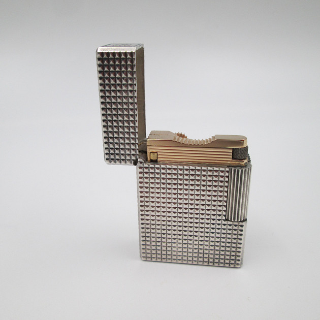 St Dupont Paris Lighter Silver And Gold Plated 1990s | El Coleccionista ...