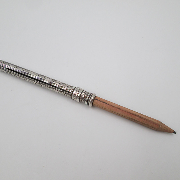 Sampson Mordan Extendable Pencil Sterling Silver 1910s | El ...