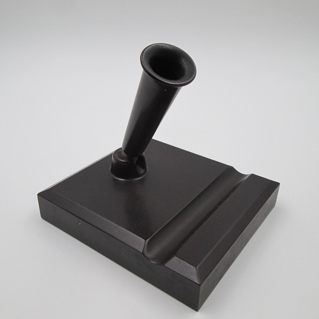 Table Desk Pen Stand Garnet Bakelite Rotating Holder 1940s | El ...