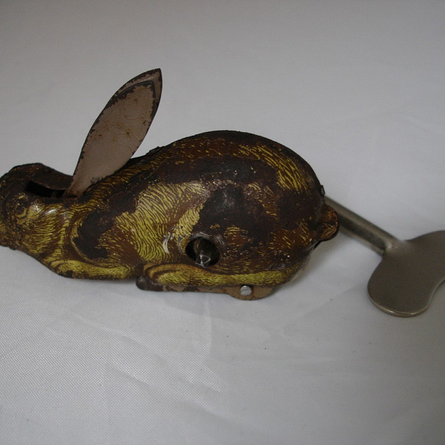 Wind-up Toy Lithographed Tinplate Rabbit Germany 1910 | El ...