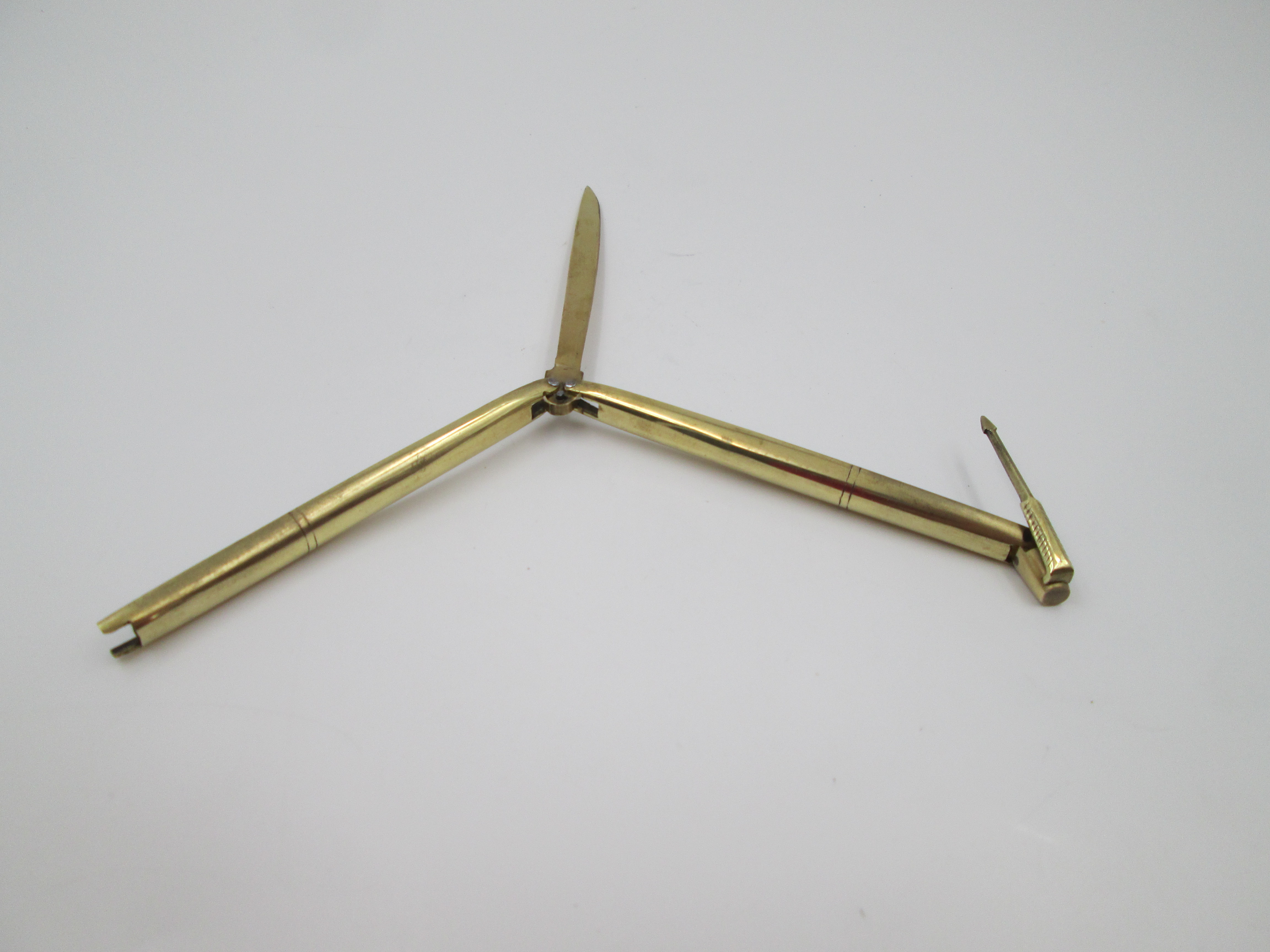 Articulated Folding Ballpoint Pen With Pocket Letter Opener | El ...