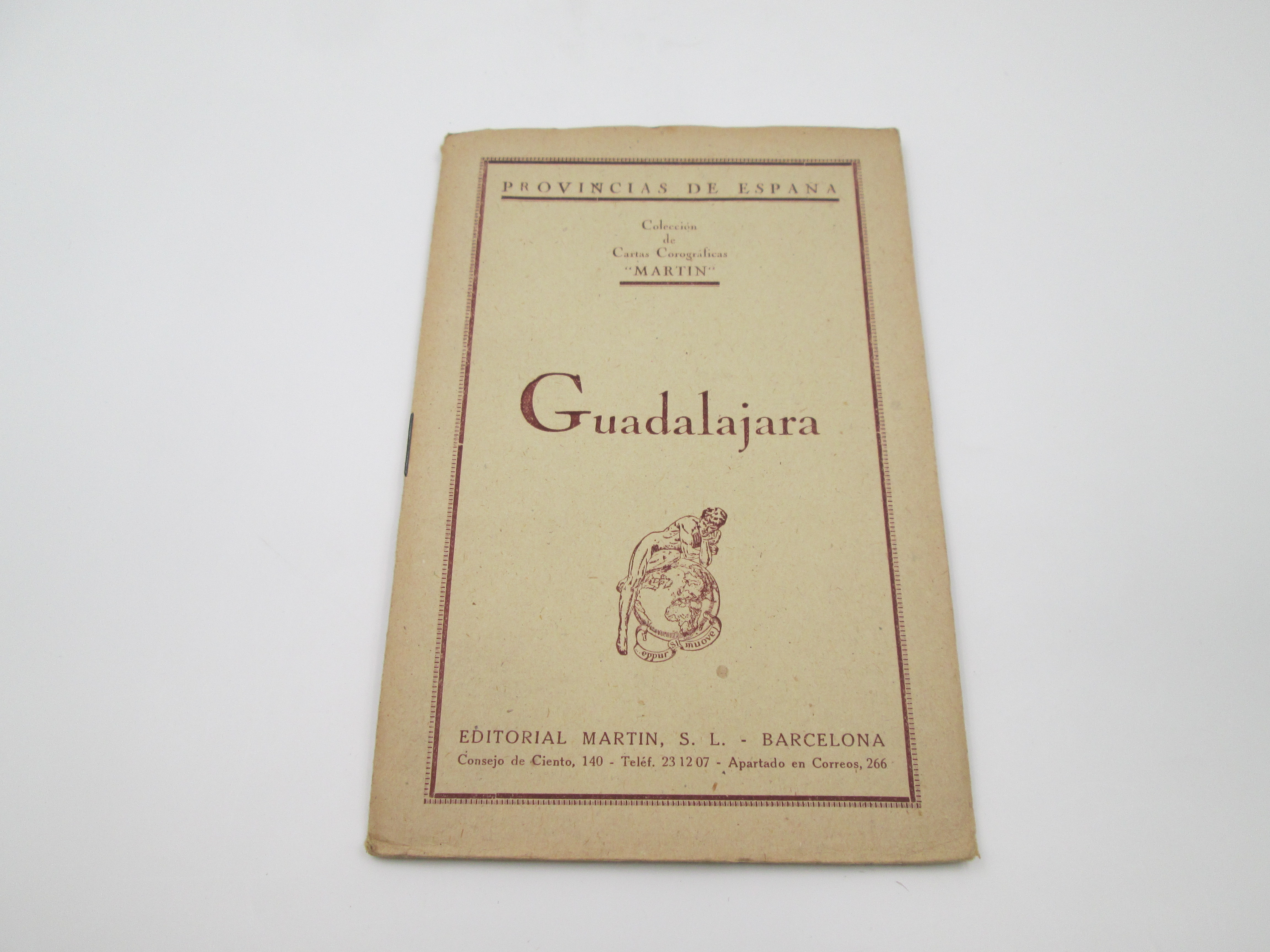 Chorographic Charts Coated Fabric Guadalajara Map 1950 | El ...
